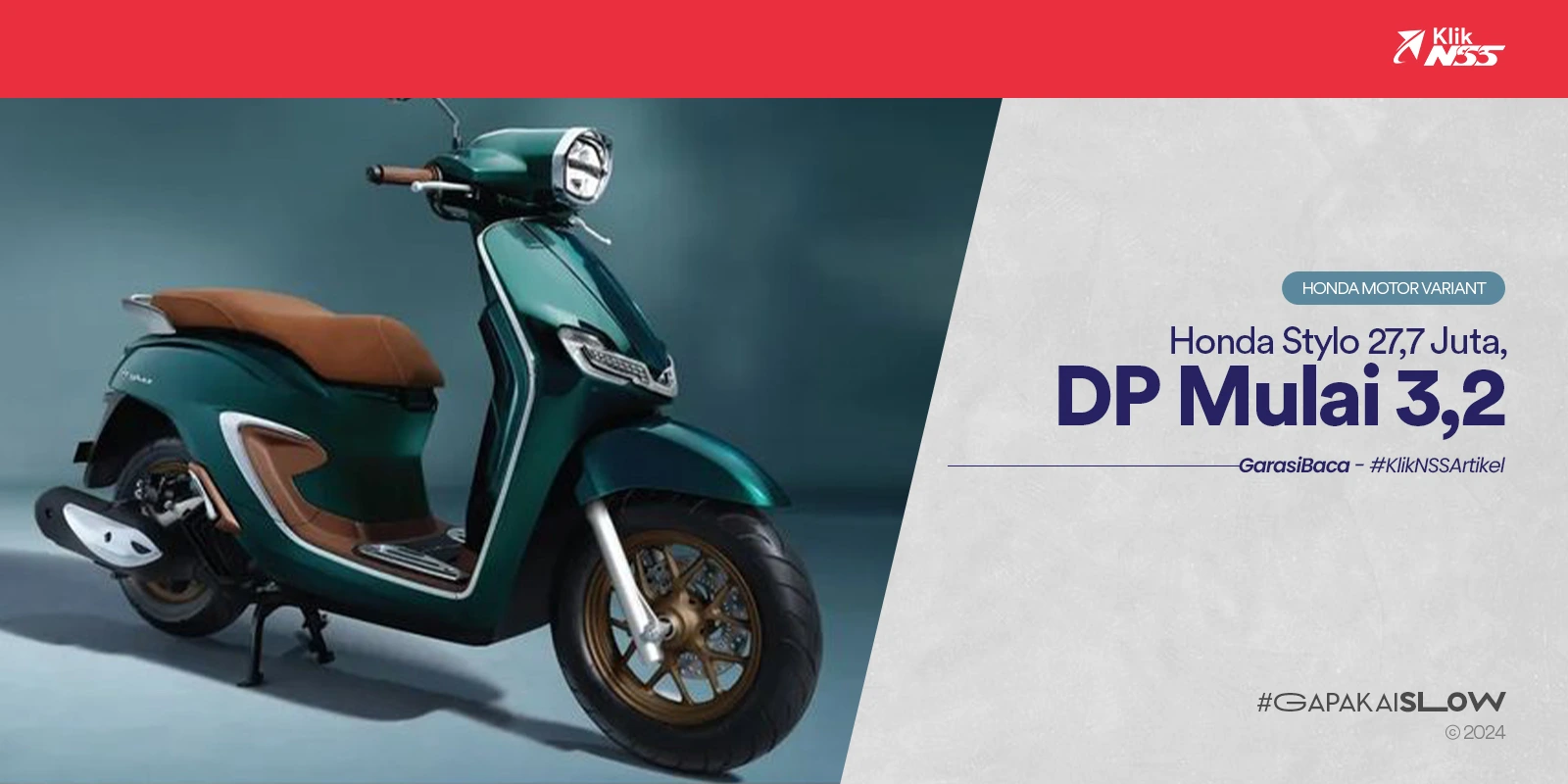 Honda Stylo 160 Resmi Rilis, Harga Mulai 27,7 Juta dan DP 3,2 Juta