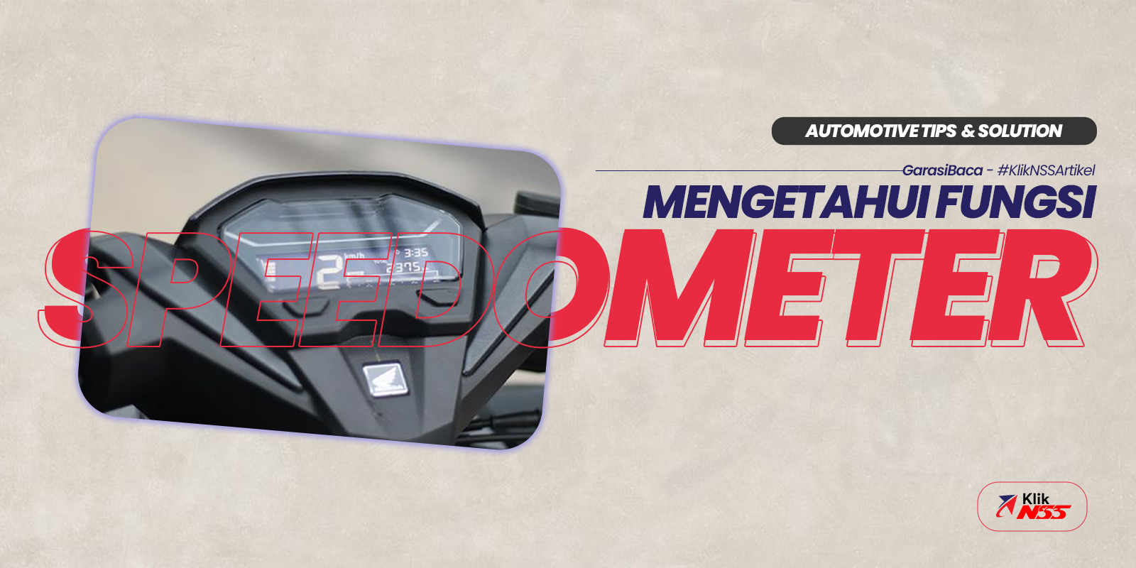 Speedometer Pada Motor, Fungsi dan Cara Kerjanya