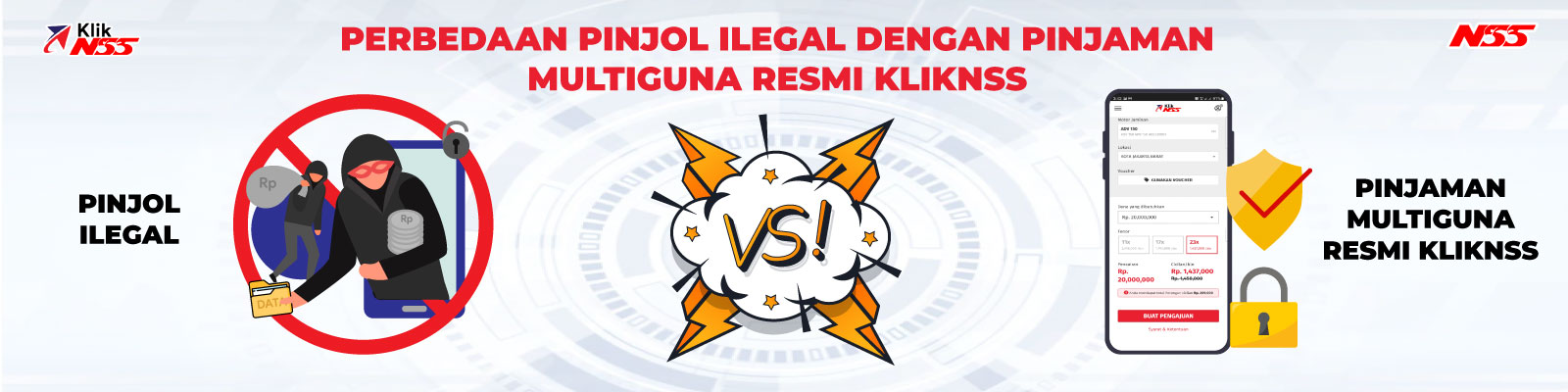Perbedaan Pinjaman Online Ilegal dan Pinjaman Resmi di KlikNSS