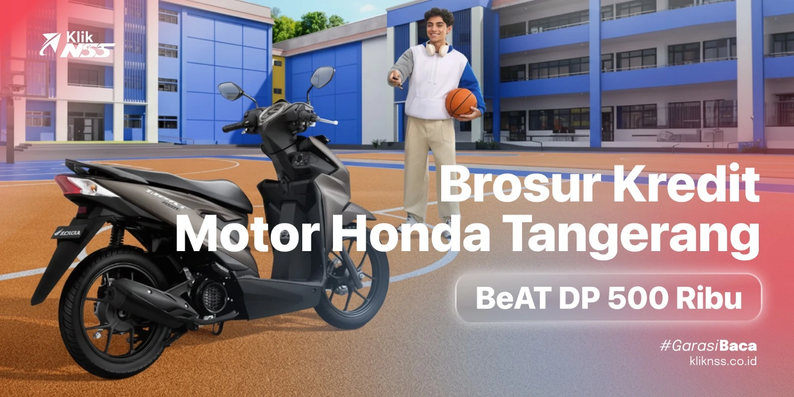 Brosur Kredit Motor Honda Tangerang, BeAT DP 500 Rb